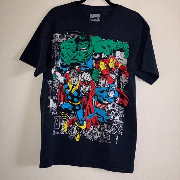 Marvel Comics | Shirts | Marvel Comic Book Characters Tshirt | Poshmark